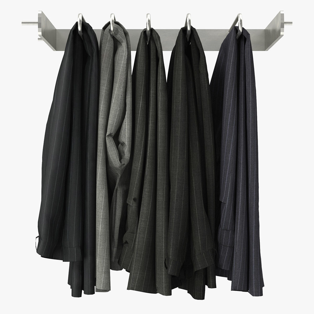 Wardrobe with Clothes 3D model | CGTrader