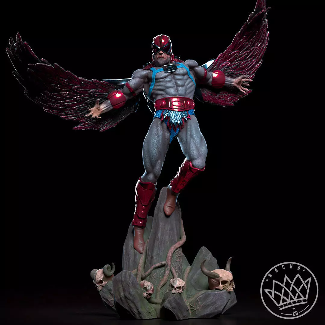 Fan Art - Stratos from MOTU - Statue 3D model 3D printable | CGTrader