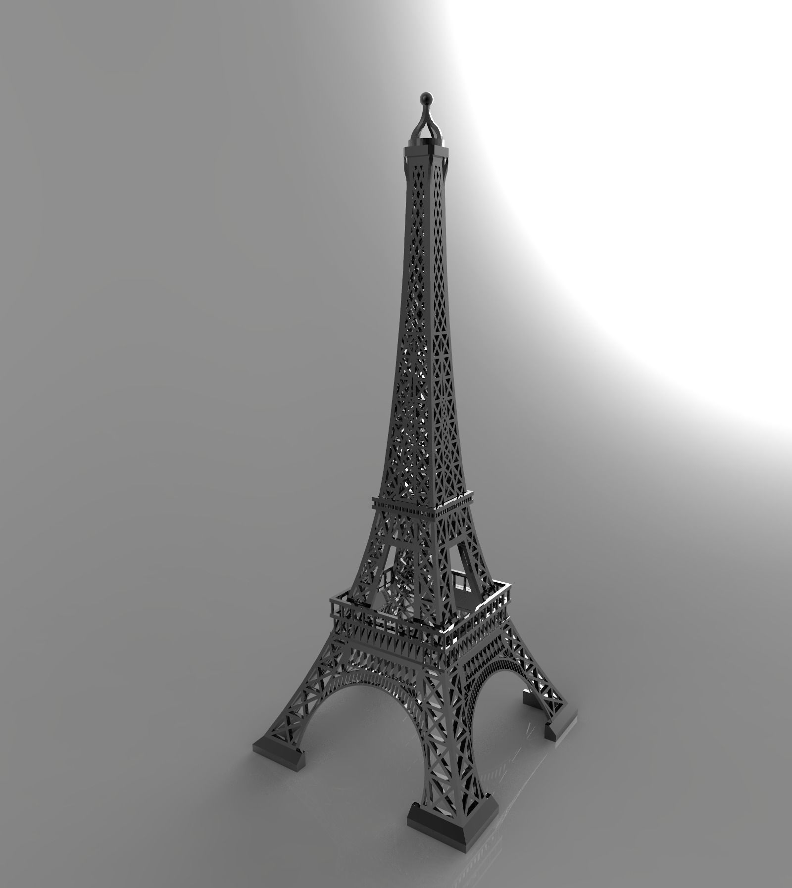 Eiffel Tower free 3D model 3D printable | CGTrader
