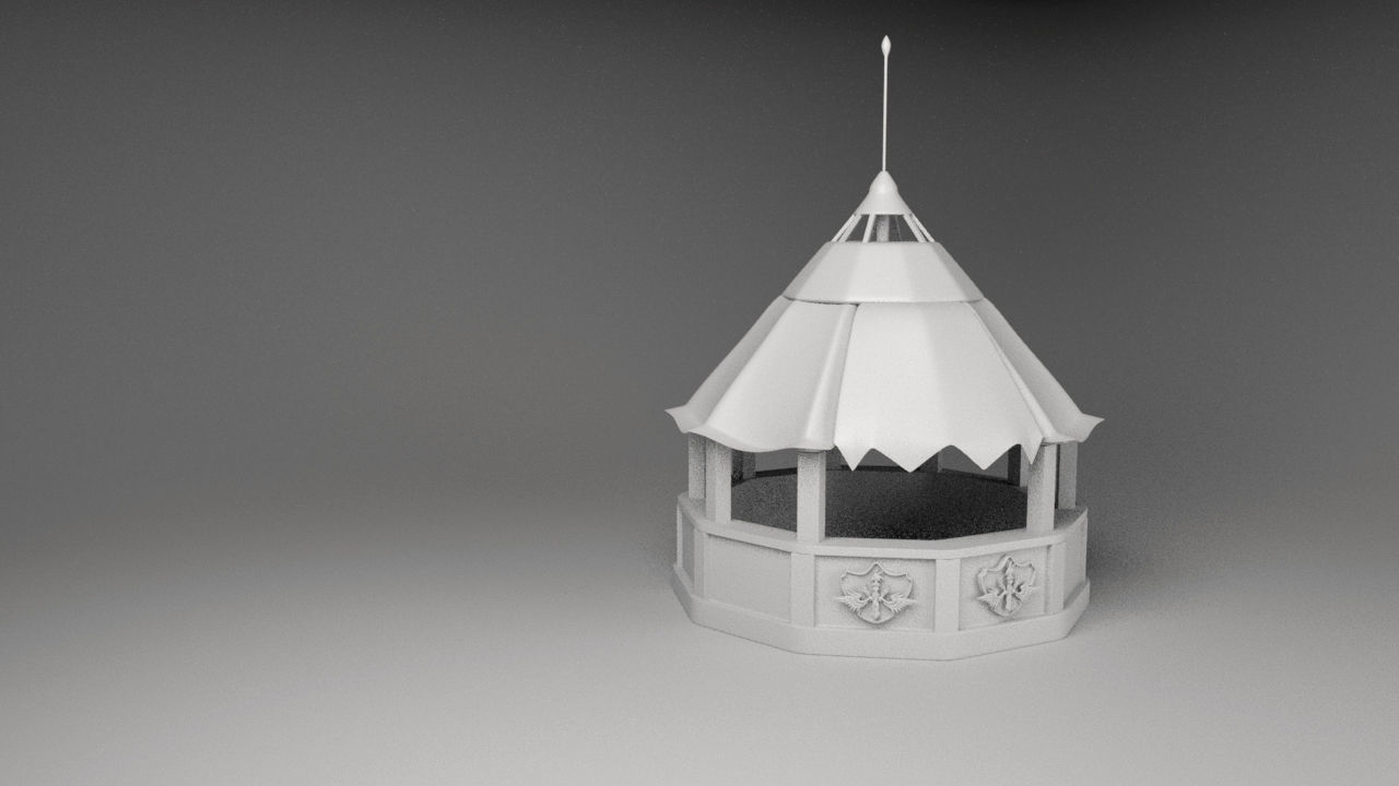 Little Stand free 3D model | CGTrader