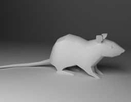 Low-poly Rat 3D Models | CGTrader