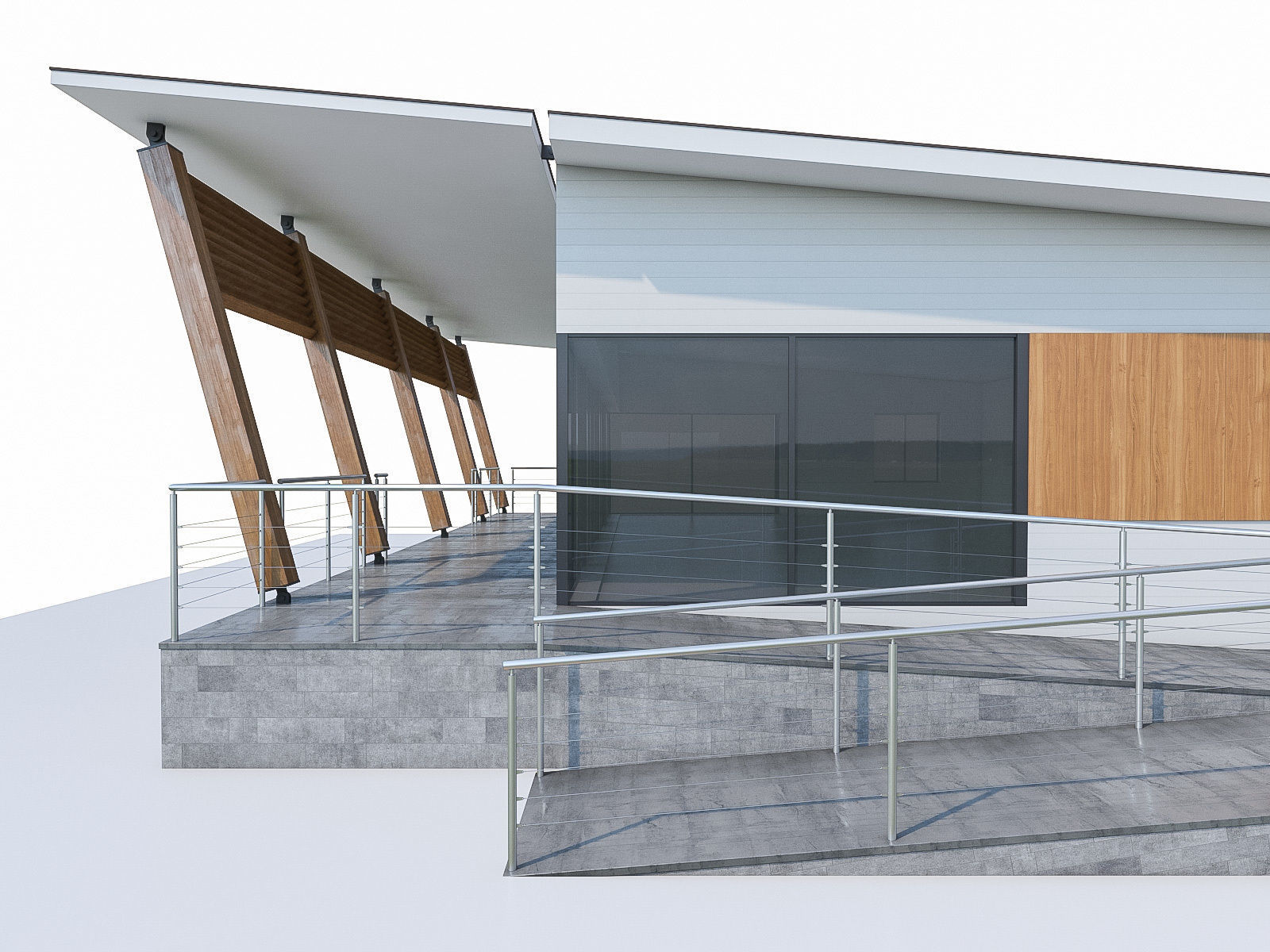 3D model Small Office Building 01 VR / AR / low-poly | CGTrader