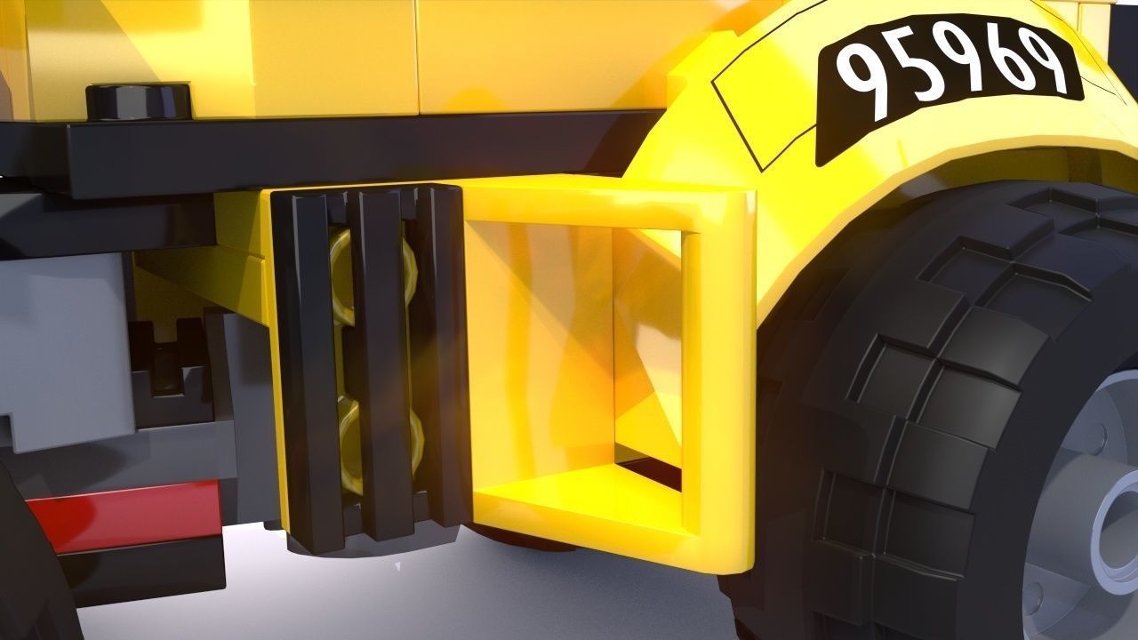 LEGO Wheel Loader High Quality 3D Model 3D model | CGTrader