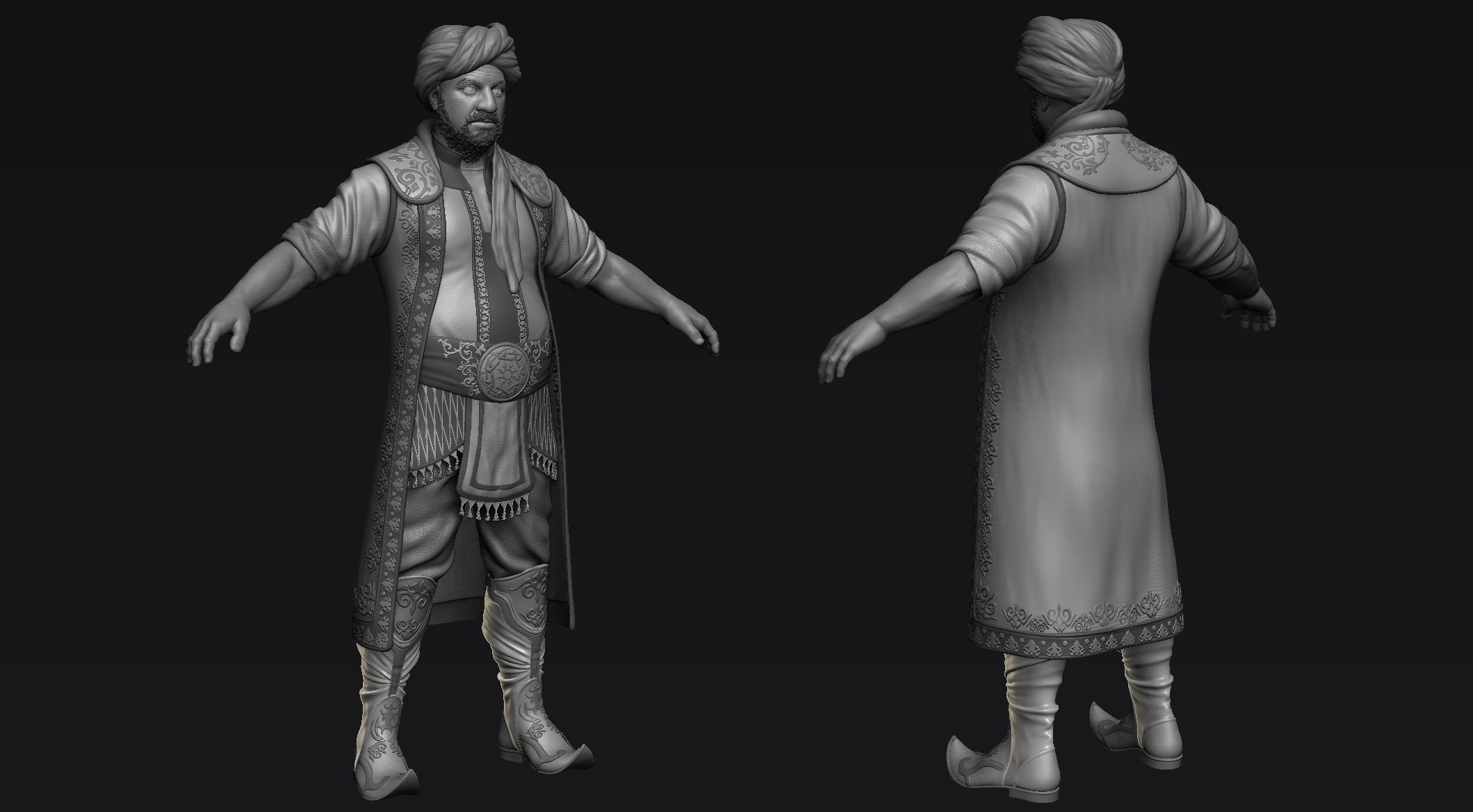 Arabian Character 3D model | CGTrader