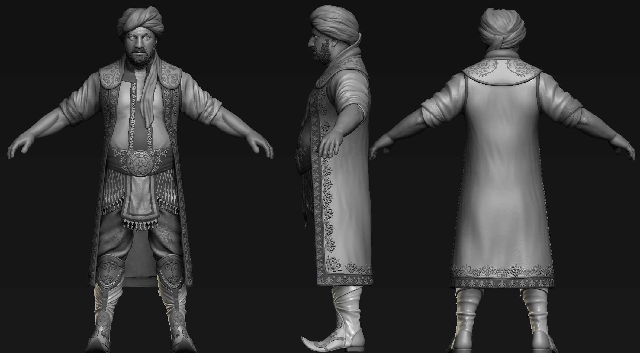 Arabian Character 3D model | CGTrader