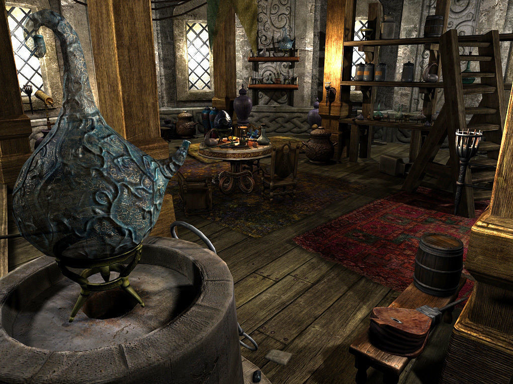 3D model Medieval Castle Interior VR / AR / low-poly | CGTrader