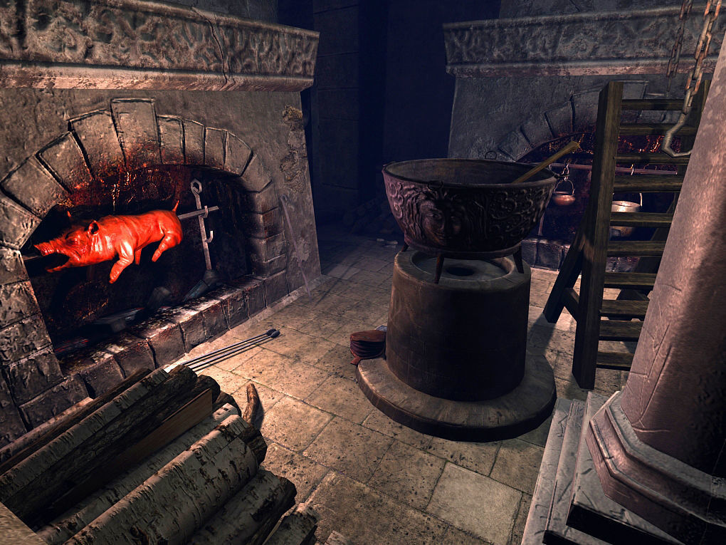 3D model Medieval Castle Interior VR / AR / low-poly | CGTrader