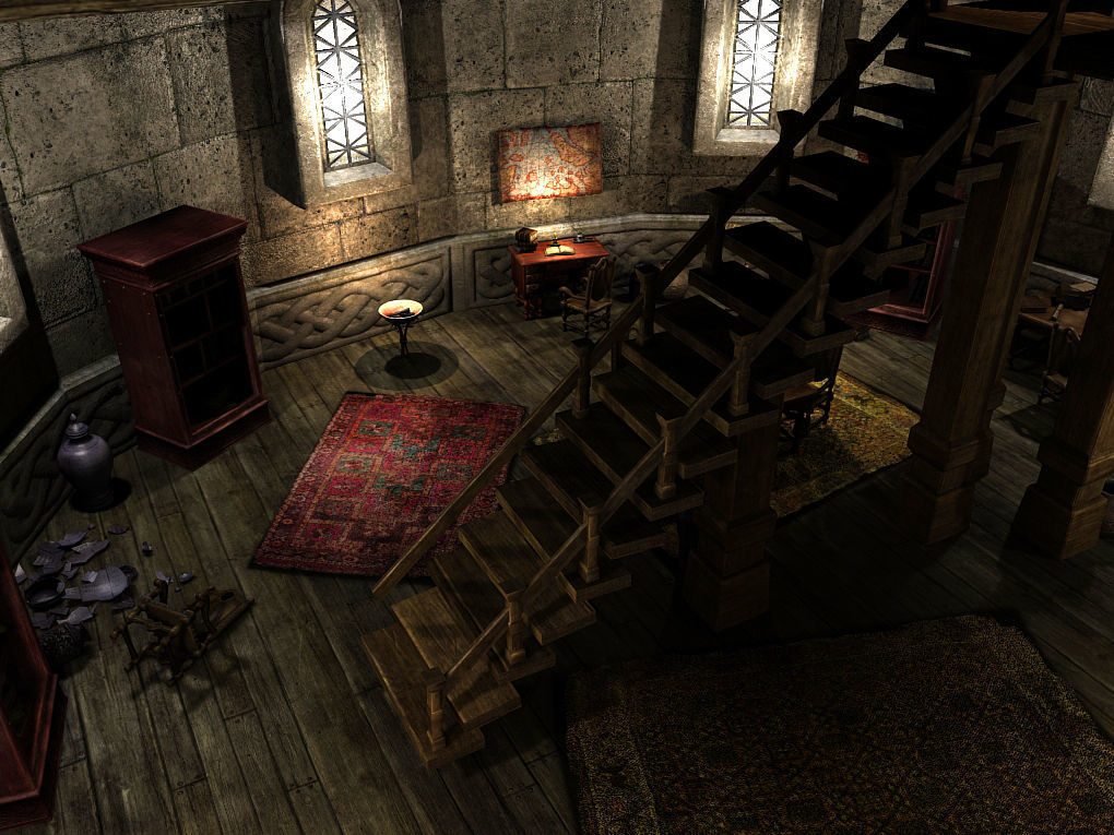 3D model Medieval Castle Interior VR / AR / low-poly | CGTrader