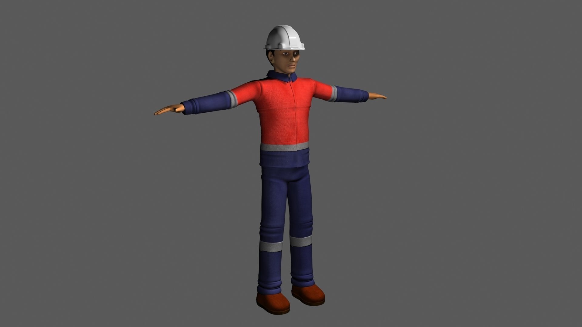 Male Worker 3D model | CGTrader