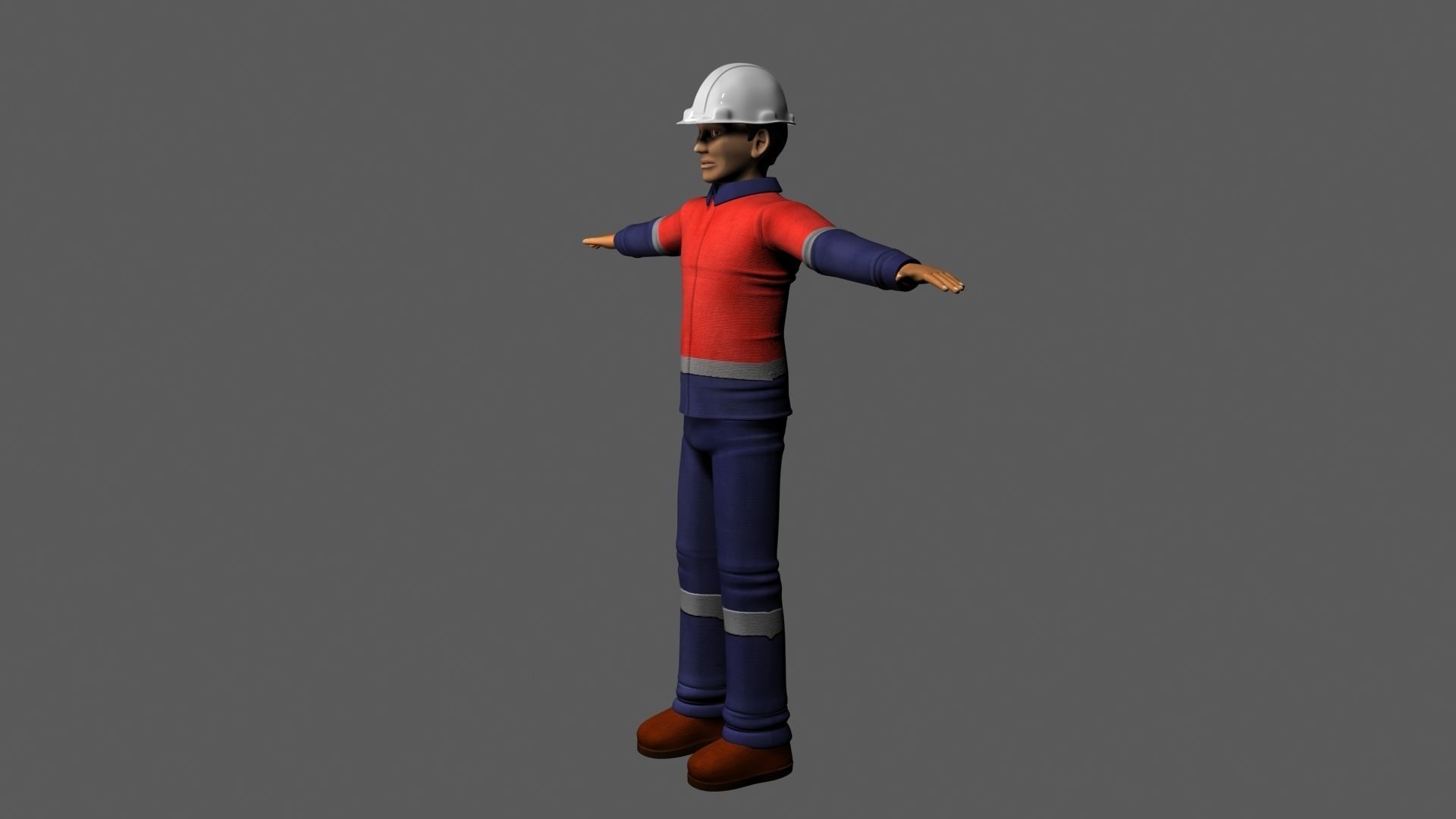 Male Worker 3D model | CGTrader