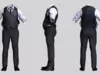 3D model Detective Suit Outfit - Game Ready Realistic Clothing VR / AR ...