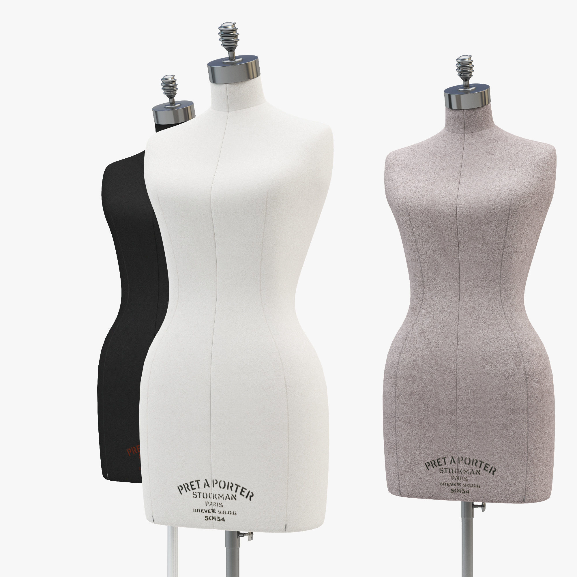Stockman Mannequin Female 3D model | CGTrader