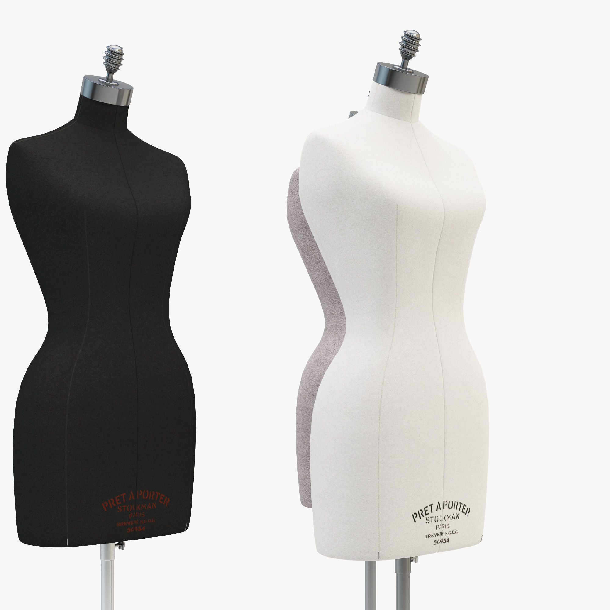 Stockman Mannequin Female 3D model | CGTrader