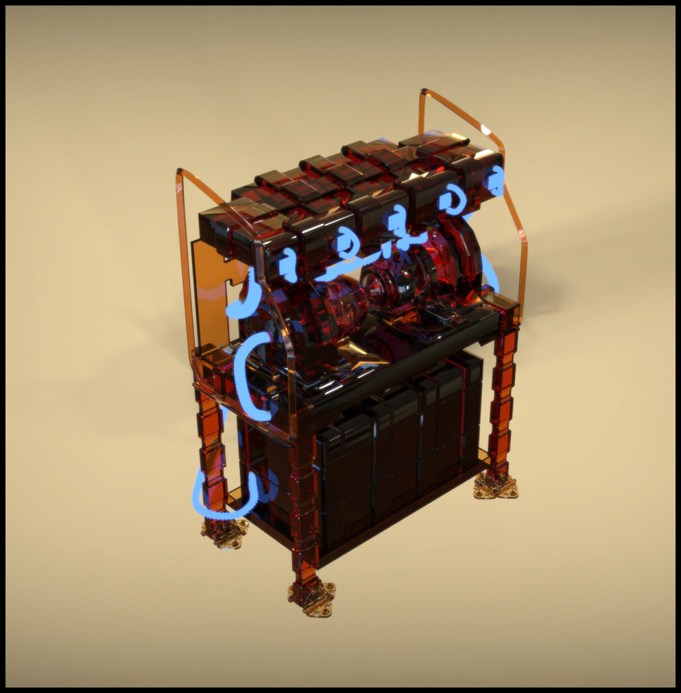 Future Generator 3D model | CGTrader