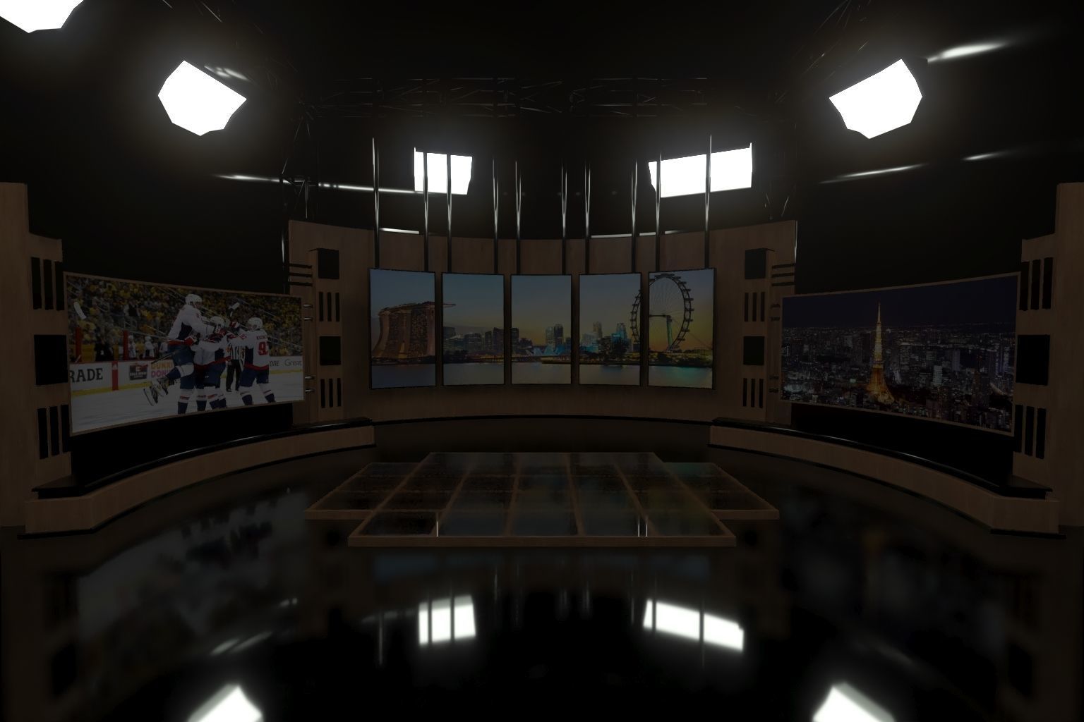 Virtual Studio Light 3D model | CGTrader