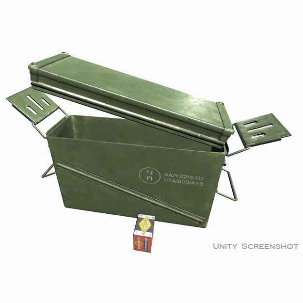 3D model 40mm Ammo Box VR / AR / low-poly rigged | CGTrader