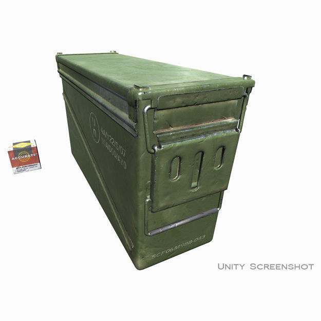 3D model 40mm Ammo Box VR / AR / low-poly rigged | CGTrader