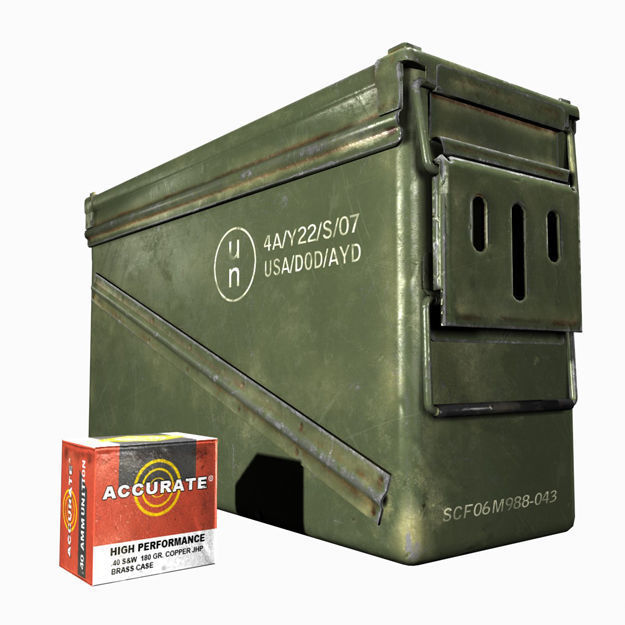 3D model 40mm Ammo Box VR / AR / low-poly rigged | CGTrader