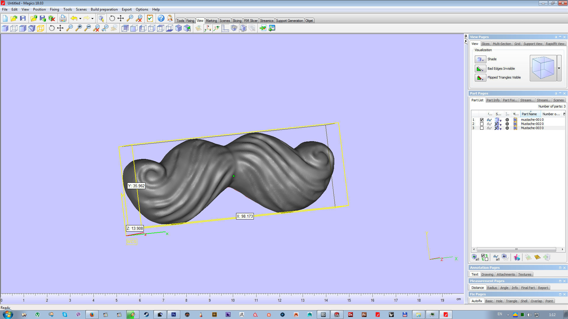 mustache 3D model 3D printable | CGTrader