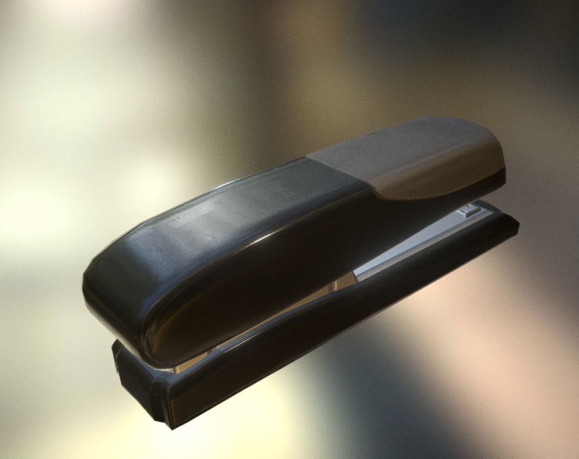 3D model Stapler Rigged And Animated Plastic Version VR / AR / low-poly ...
