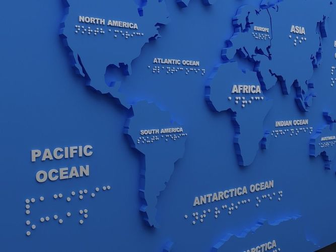 World Map free 3D Model 3D printable STL | CGTrader.com
