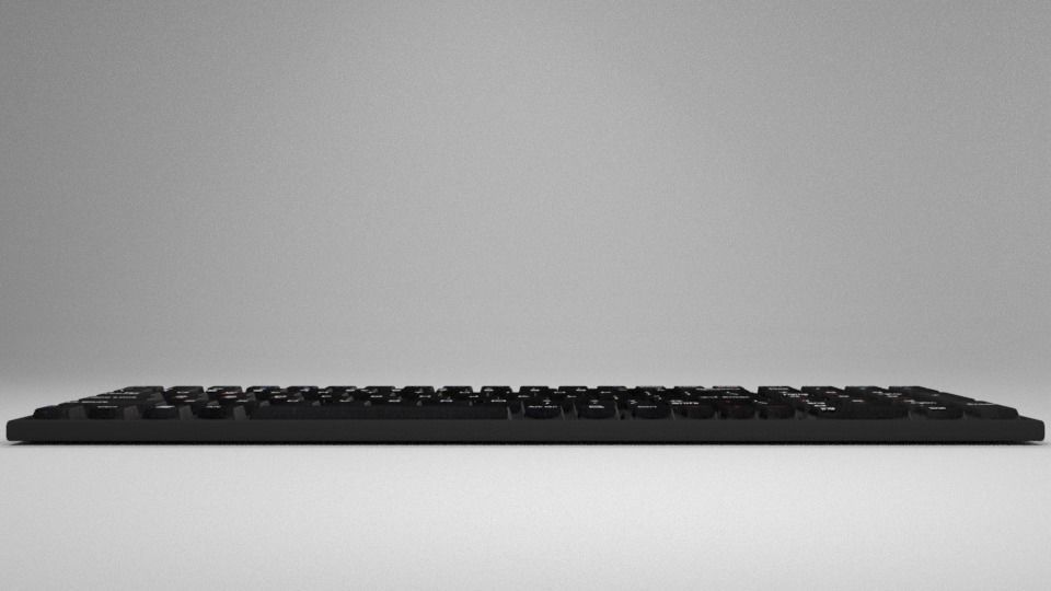 Simple Keyboard 3D model | CGTrader