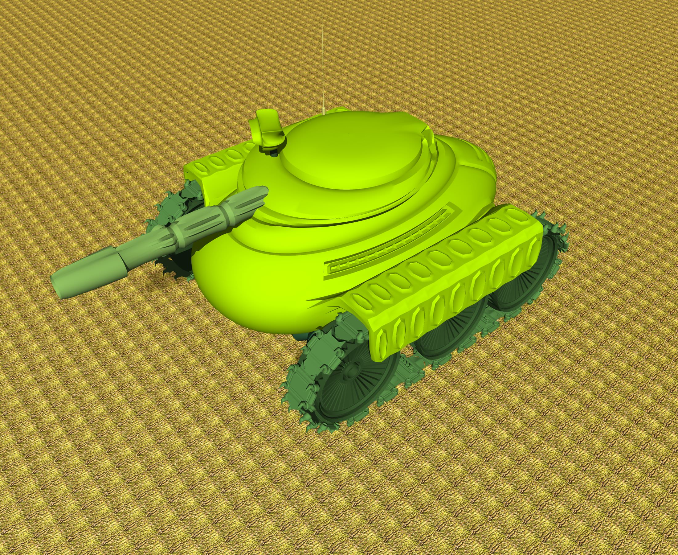Military Tank-Type 1 free 3D model | CGTrader