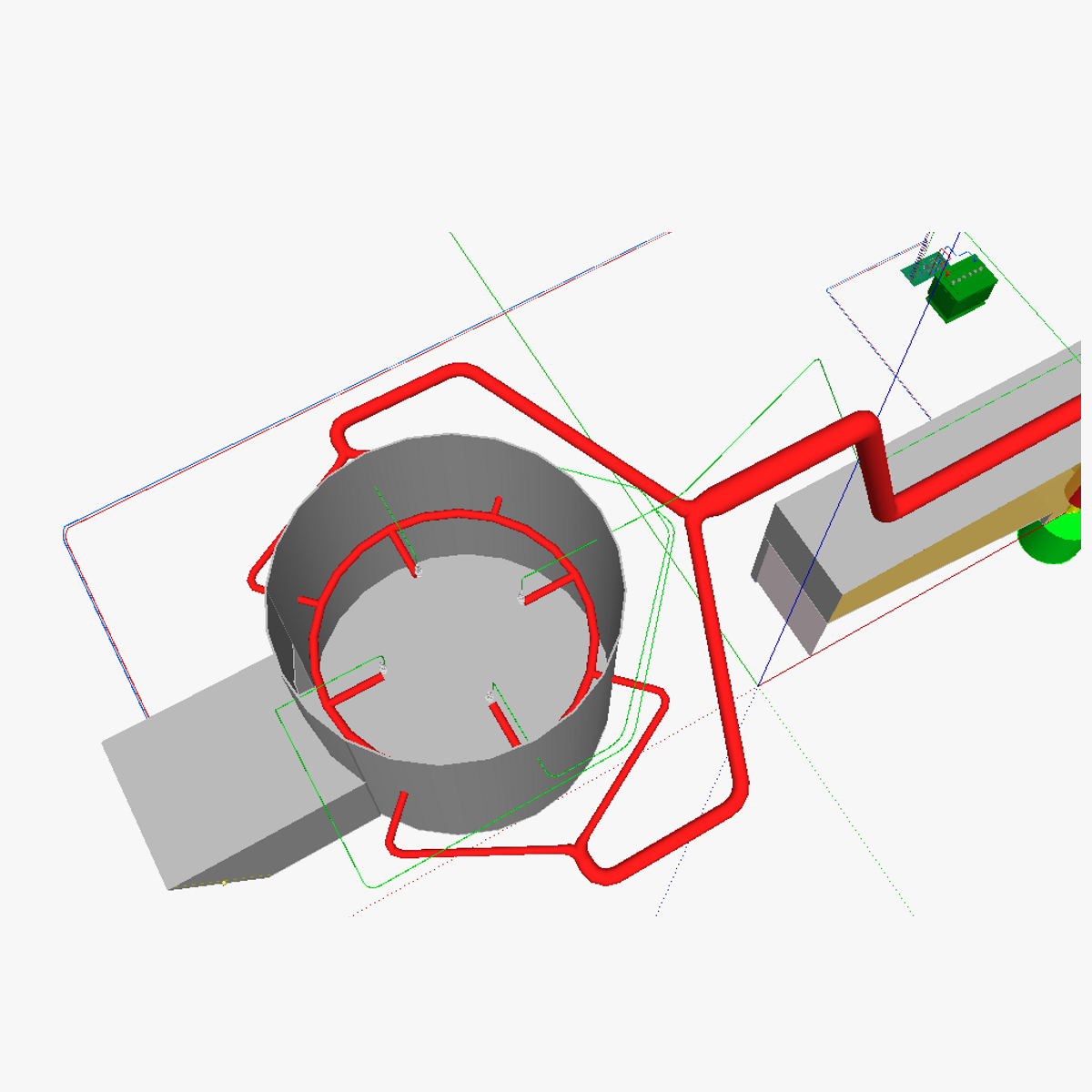 Blue flame burner 3D model 3D printable | CGTrader