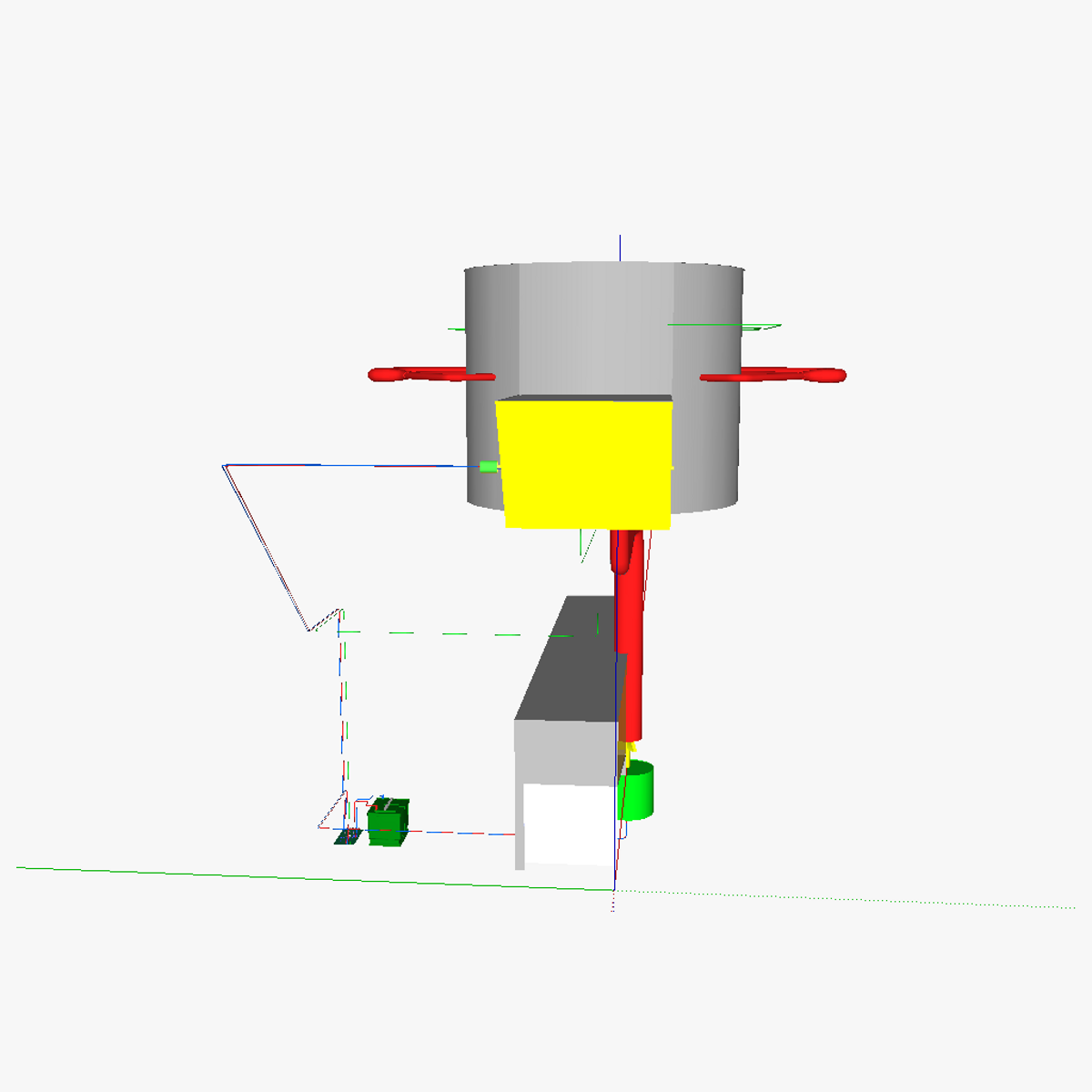 Blue flame burner 3D model 3D printable | CGTrader