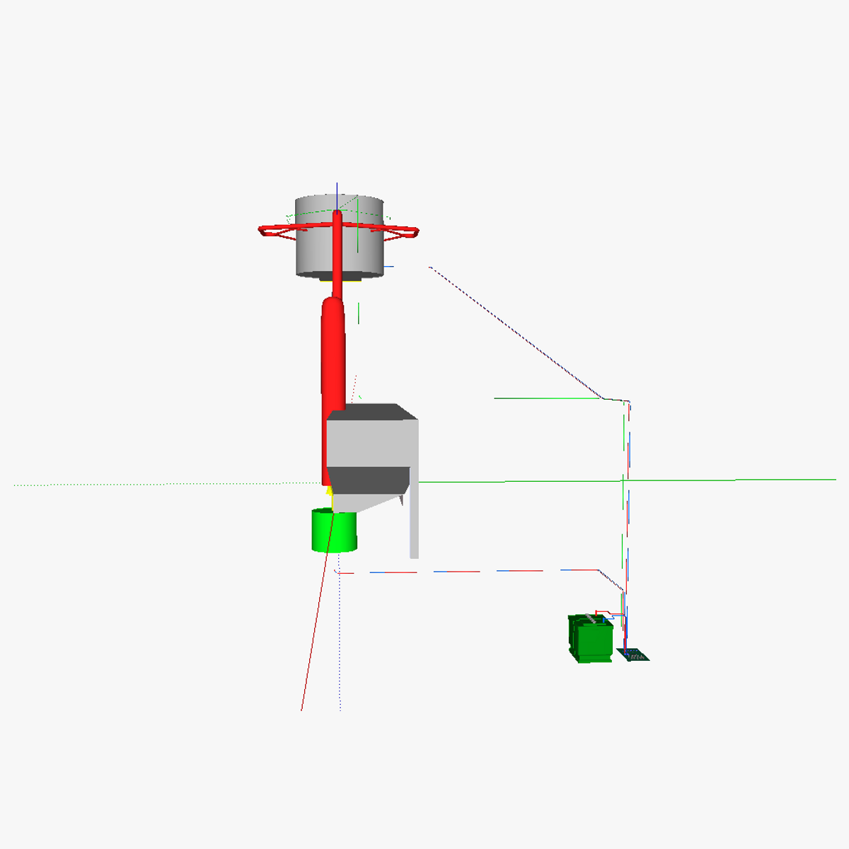 Blue flame burner 3D model 3D printable | CGTrader