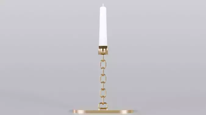 3D model I Candleholder Bronze 3D Model True Renders UV 4K PBR Textures ...