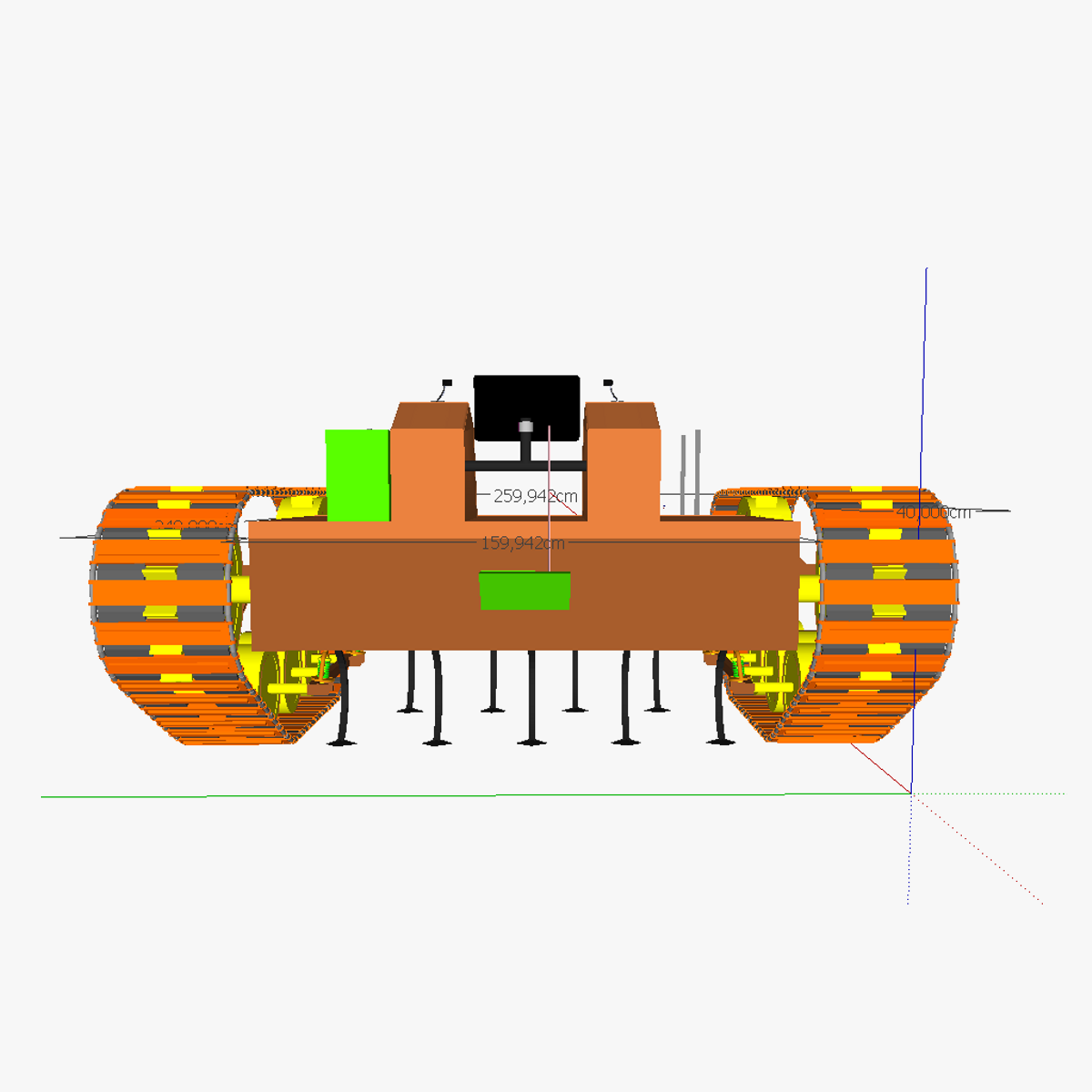 AT traction engine IC 3D model | CGTrader