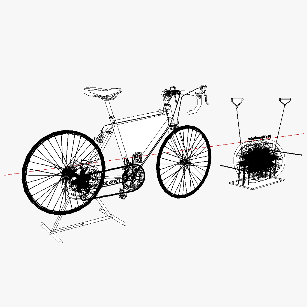 Human powered electricity generators 3D model | CGTrader