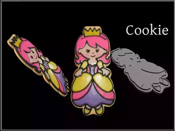 3D model Princess Cookie VR / AR / low-poly | CGTrader