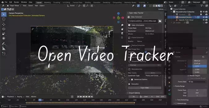 Open Video Tracker For Blender Texture | CGTrader