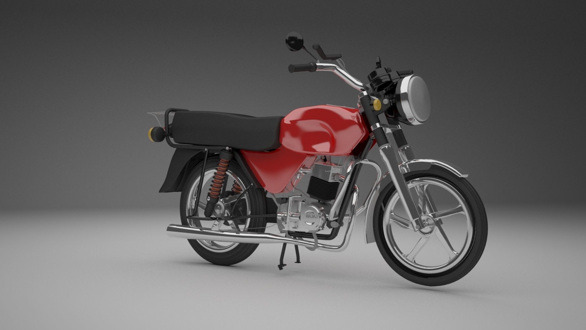 This Bajaj one of Indian motorcycle product 3D model | CGTrader