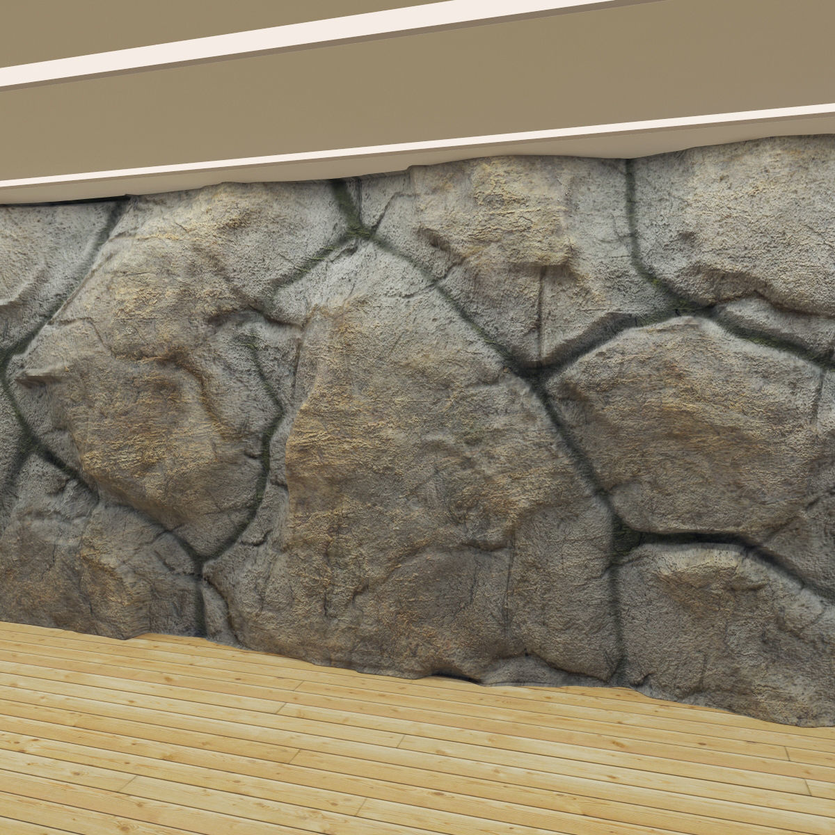Stone Wall 3D model | CGTrader