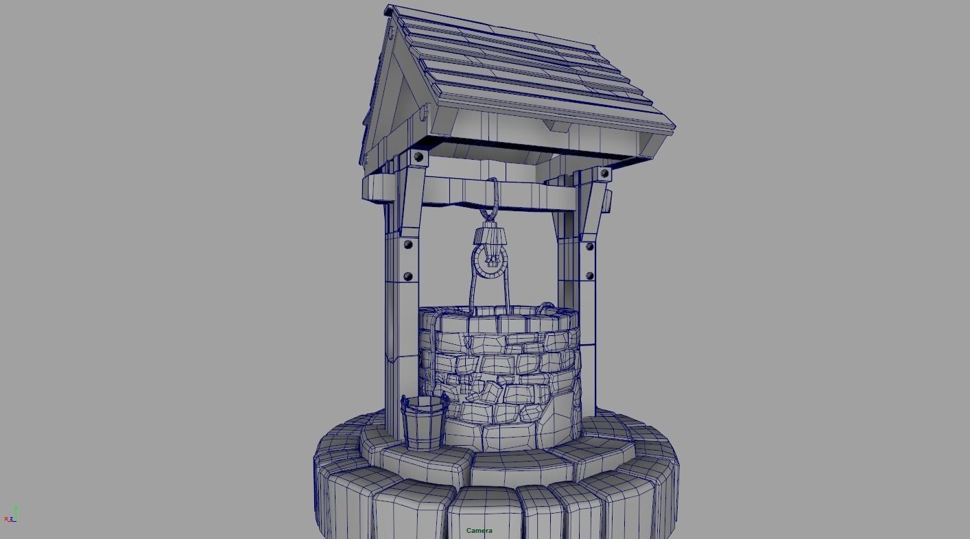 3D model Medieval Well - PBR VR / AR / low-poly | CGTrader