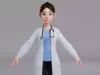 3D model Doctor Rig cartoon VR / AR / low-poly | CGTrader
