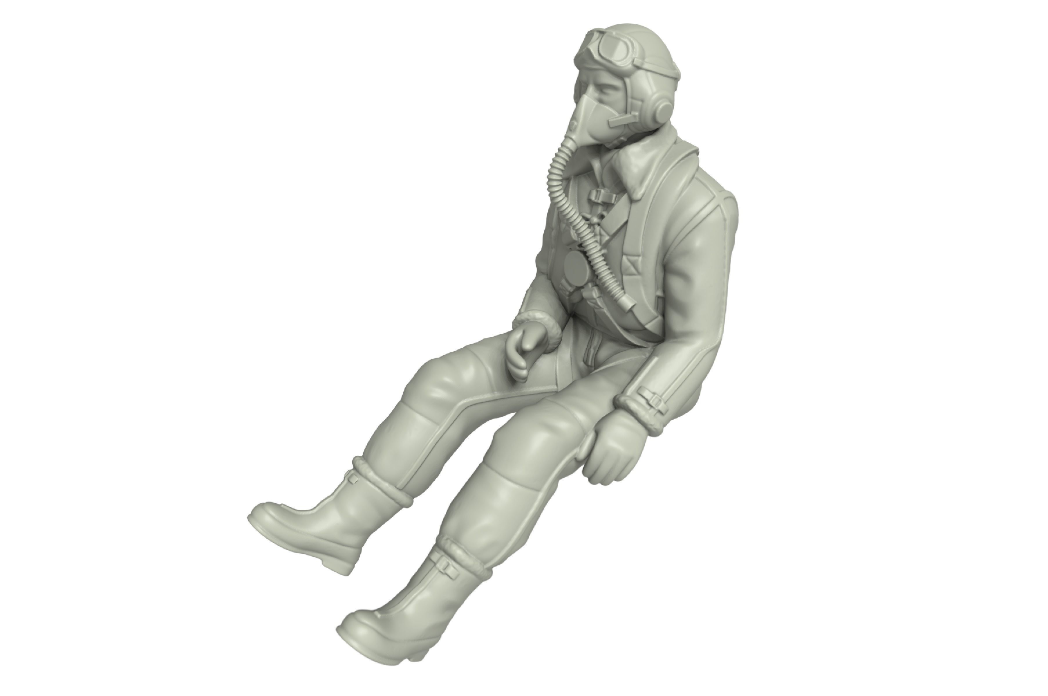 Pilot - RAF 3D model 3D printable | CGTrader