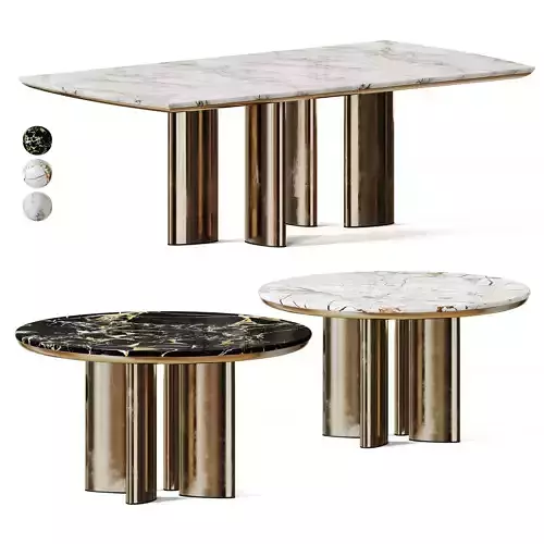 1491 Adrien Table by Poliform 3D model | CGTrader