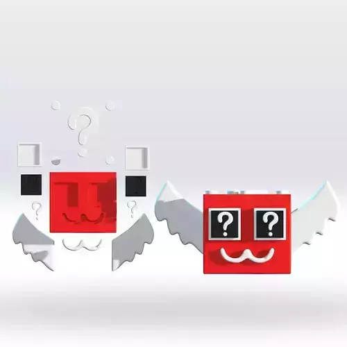 Admin Lucky Block Steal a Brainrot STL 3D Model 3mf 3D model 3D ...