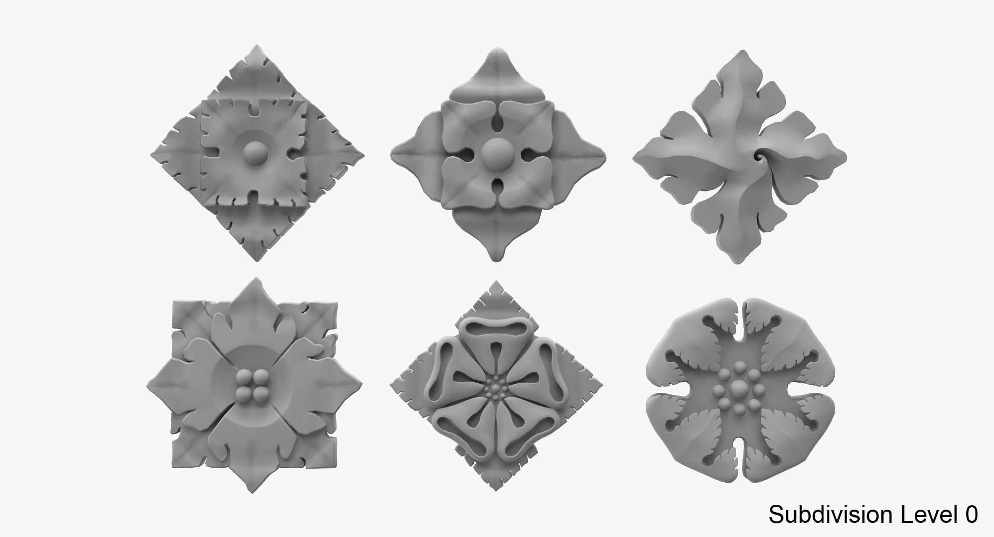 Architectural Ornament vol 01 3D model | CGTrader