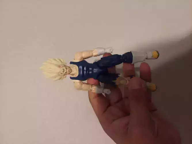 Custom Butterfly Caps for Black Hole Toys Vegeta Figure 3D model 3D printable | CGTrader