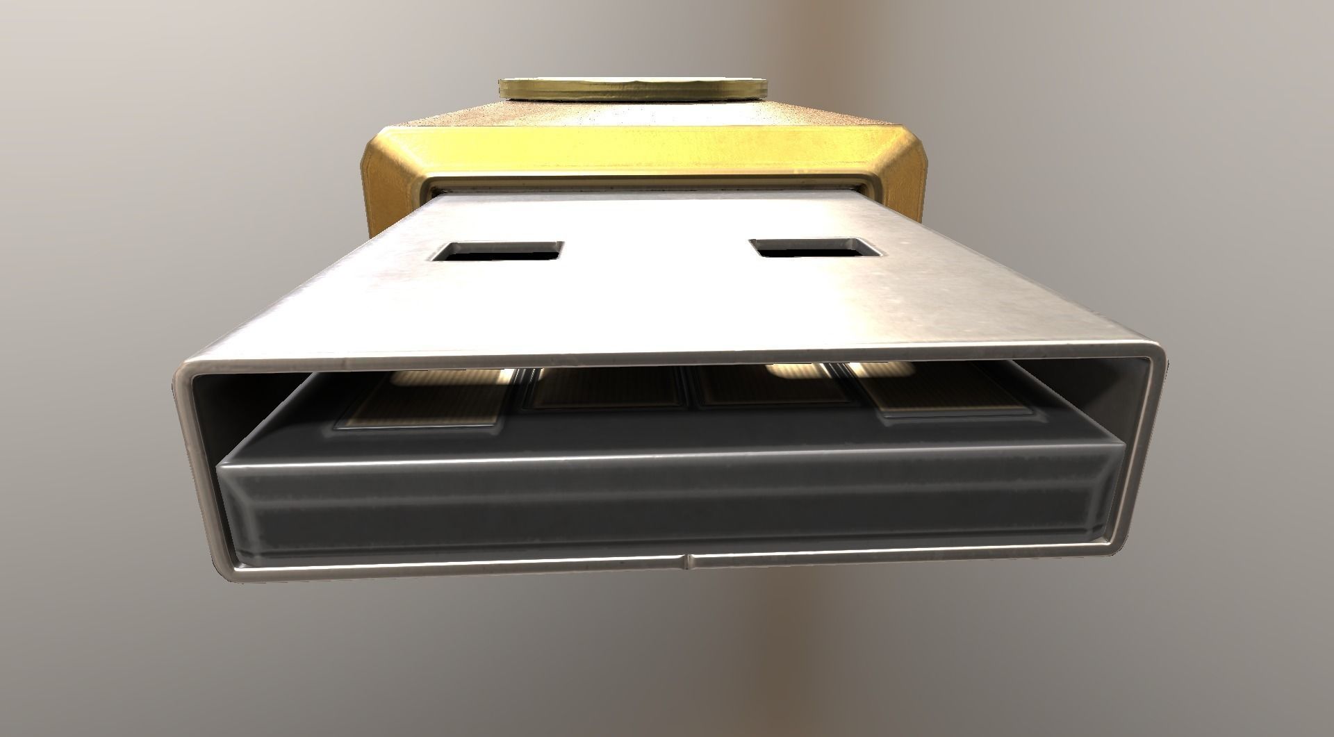 3D model USB Stick Low Poly Gold Version - Gameready - PBR VR / AR ...