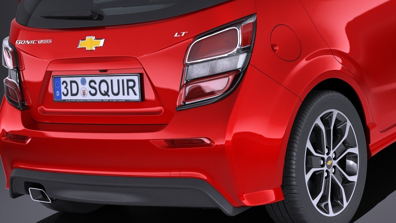 Chevrolet Sonic 2017 3D model | CGTrader