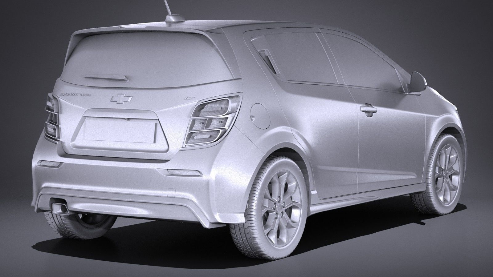 Chevrolet Sonic 2017 3D model | CGTrader