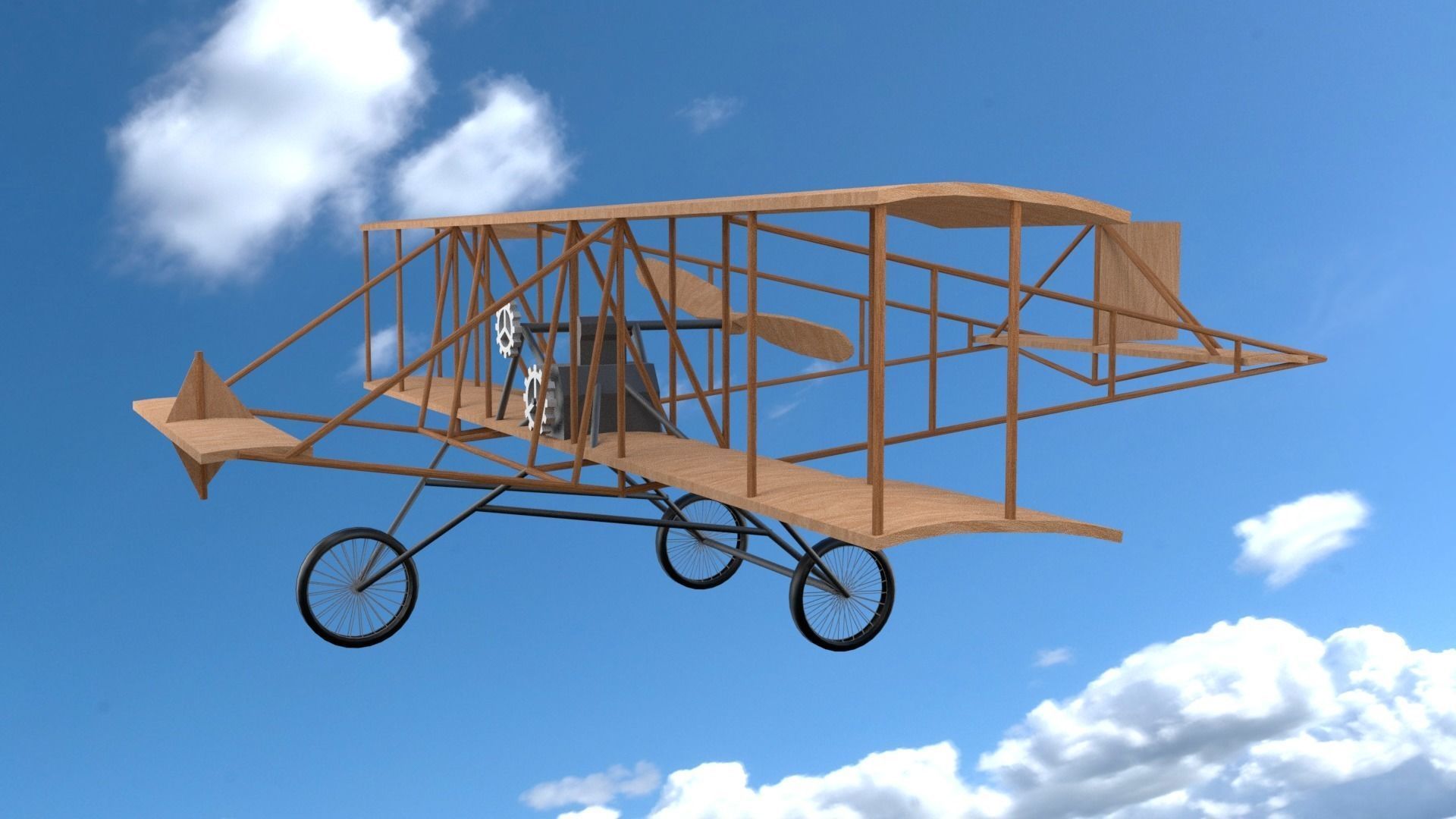 Old Plane free VR / AR / low-poly 3D model | CGTrader