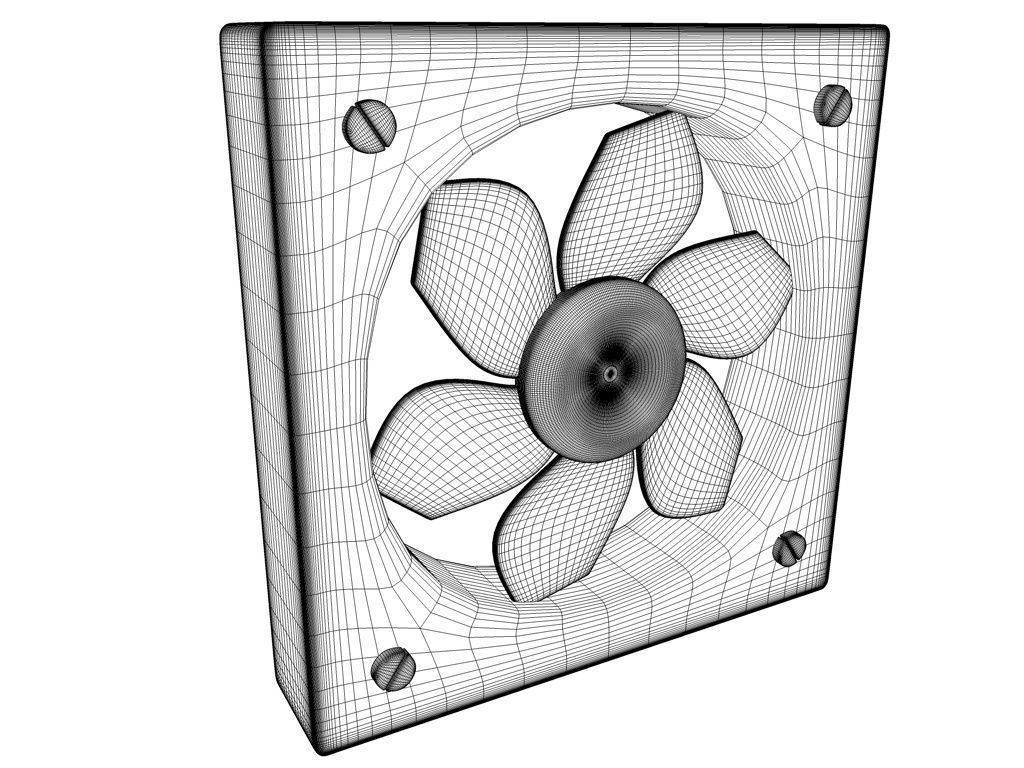 computer fan 3D model 3D model | CGTrader