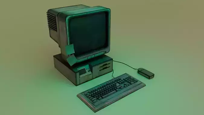 Retro Computer 3D model | CGTrader